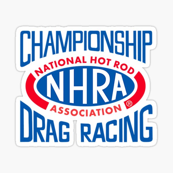 "Championship Drag Racing NHRA logo" Sticker for Sale by ...