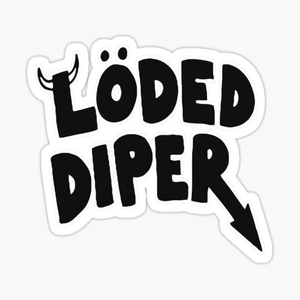 "Rare Loded Diper - Vintage" Sticker for Sale by 1991vintage | Redbubble