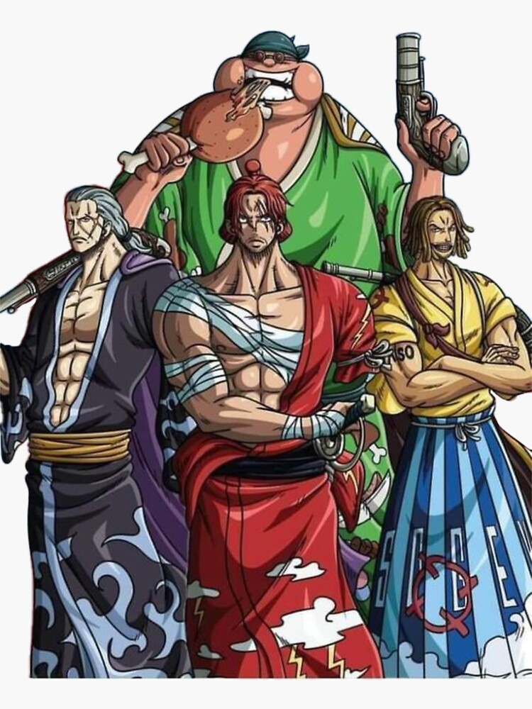 " Shanks" Sticker for Sale by RiVeTILL | Redbubble