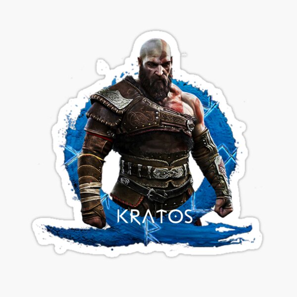 "Kratos God of War Ragnarök God of War Ragnarok" Sticker for Sale by ...