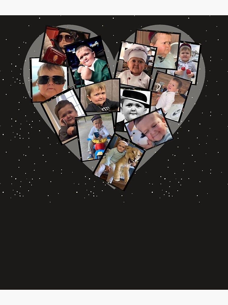 "Hasbulla heart collage" Poster for Sale by MIKEJOHNSTO | Redbubble