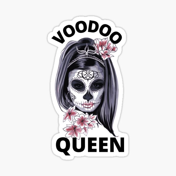 "Halloween Queen Of Voodoo " Sticker for Sale by CarolDenise02 | Redbubble