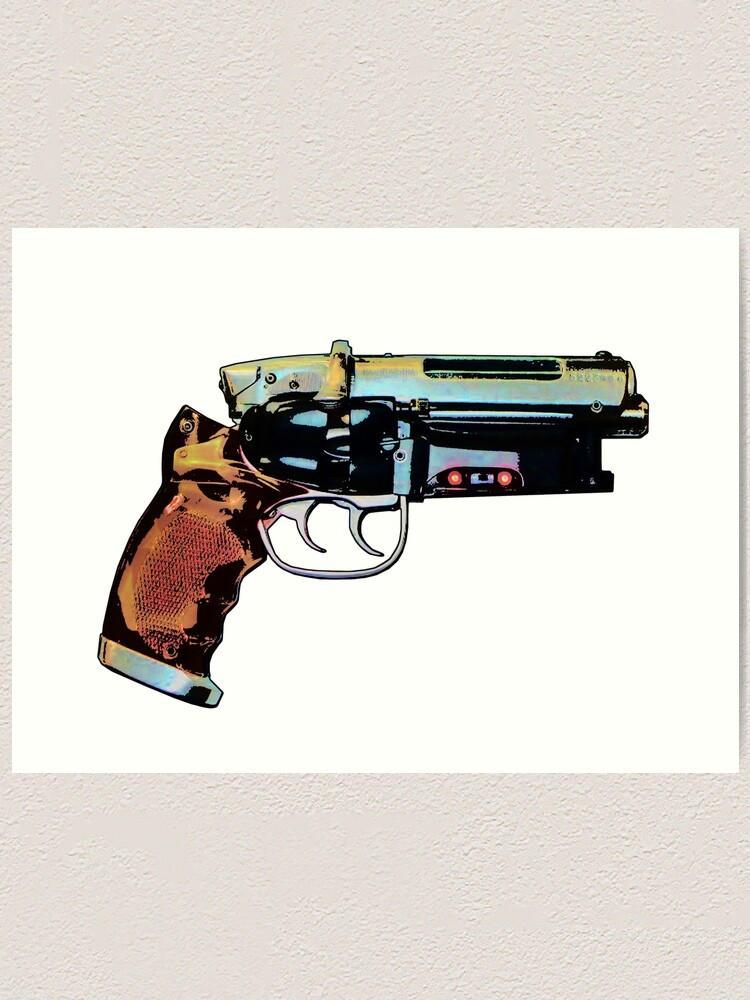 "Blade Runner Gun " Art Print by KCrampton | Redbubble