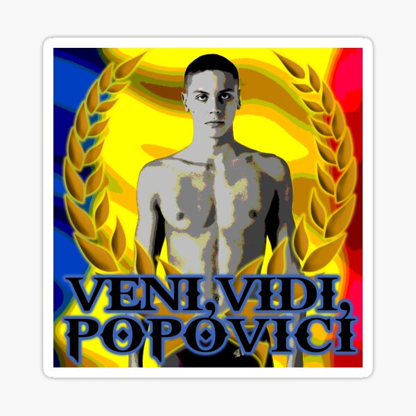 "David Popovici, world fastest swimmer 100m, 2022" Sticker for Sale by ...