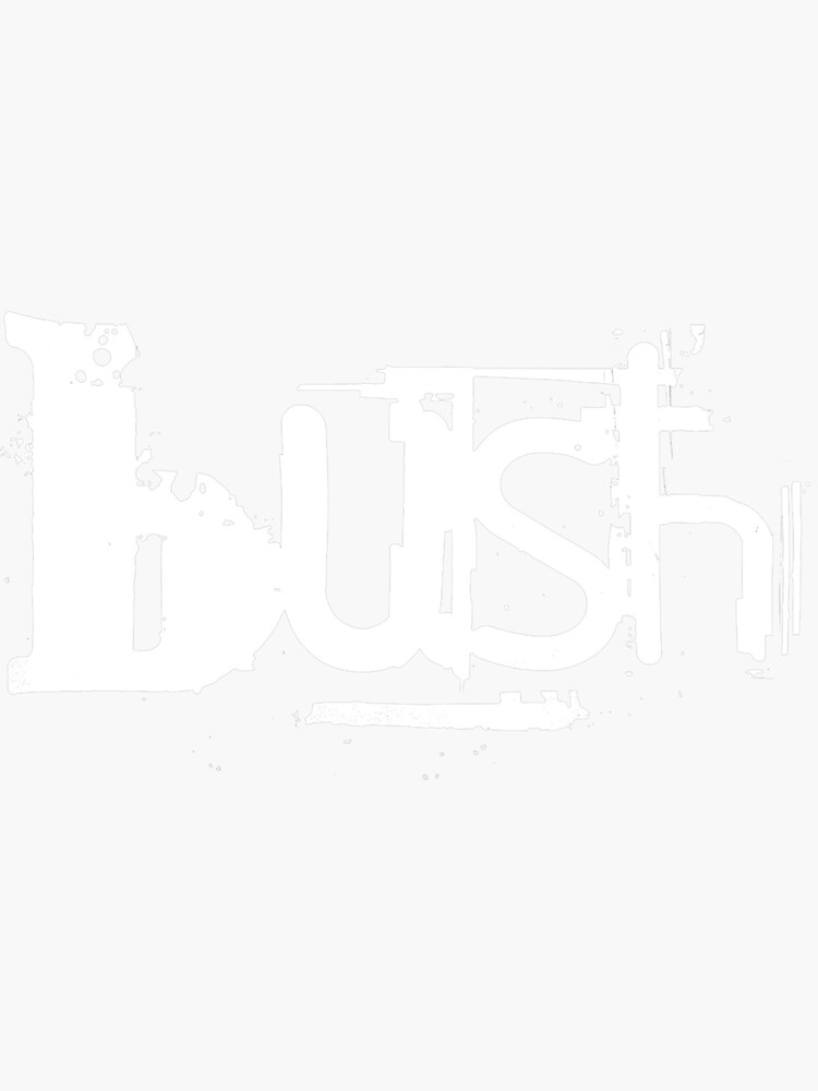 "bush band logo" Sticker for Sale by VioletFletcher | Redbubble