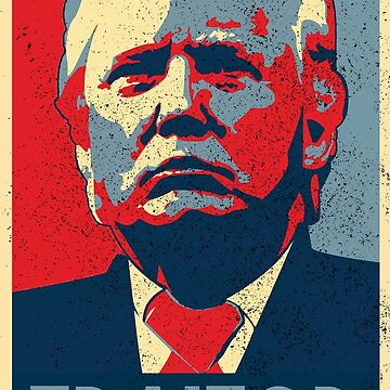 "Trump Traitor [Worn Design]" Sticker for Sale by politicalamity ...