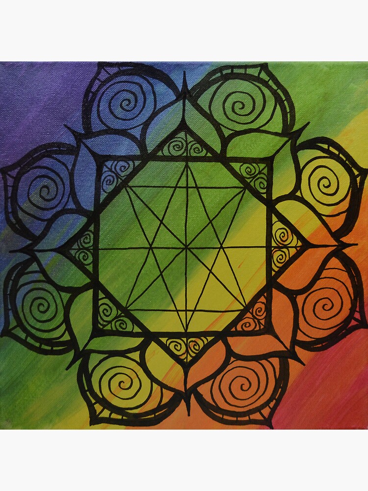 Póster «MANDALA DE ALTO POTENCIAL ~ GEOMETRÍA SAGRADA PARA EL ALMA ...