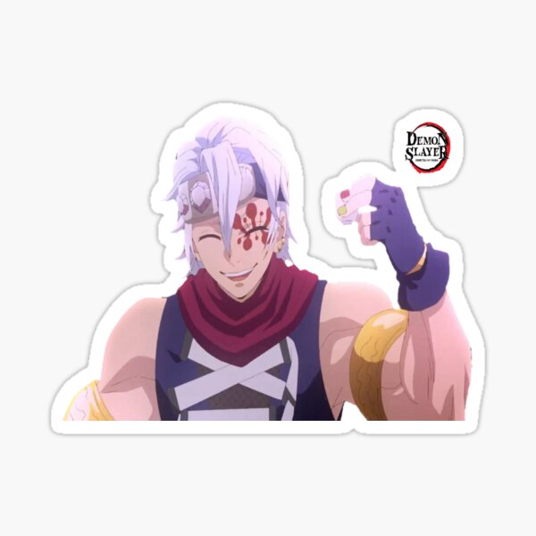 "Uzui Tengen enjoys in drink" Sticker for Sale by my-anime-story ...
