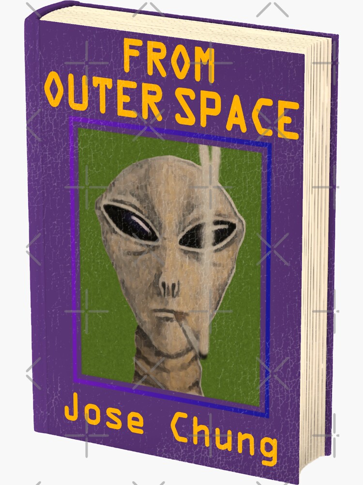 "Jose Chung From Outer Space Book Cover" Sticker for Sale by ...