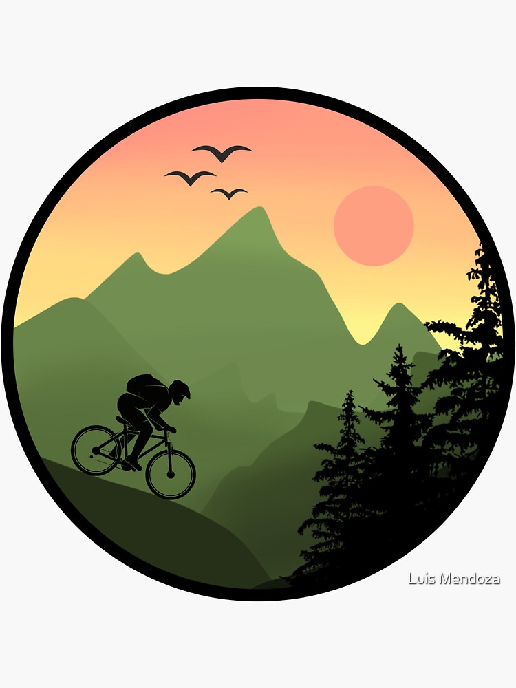 "MTB" Sticker for Sale by lumen2a | Redbubble