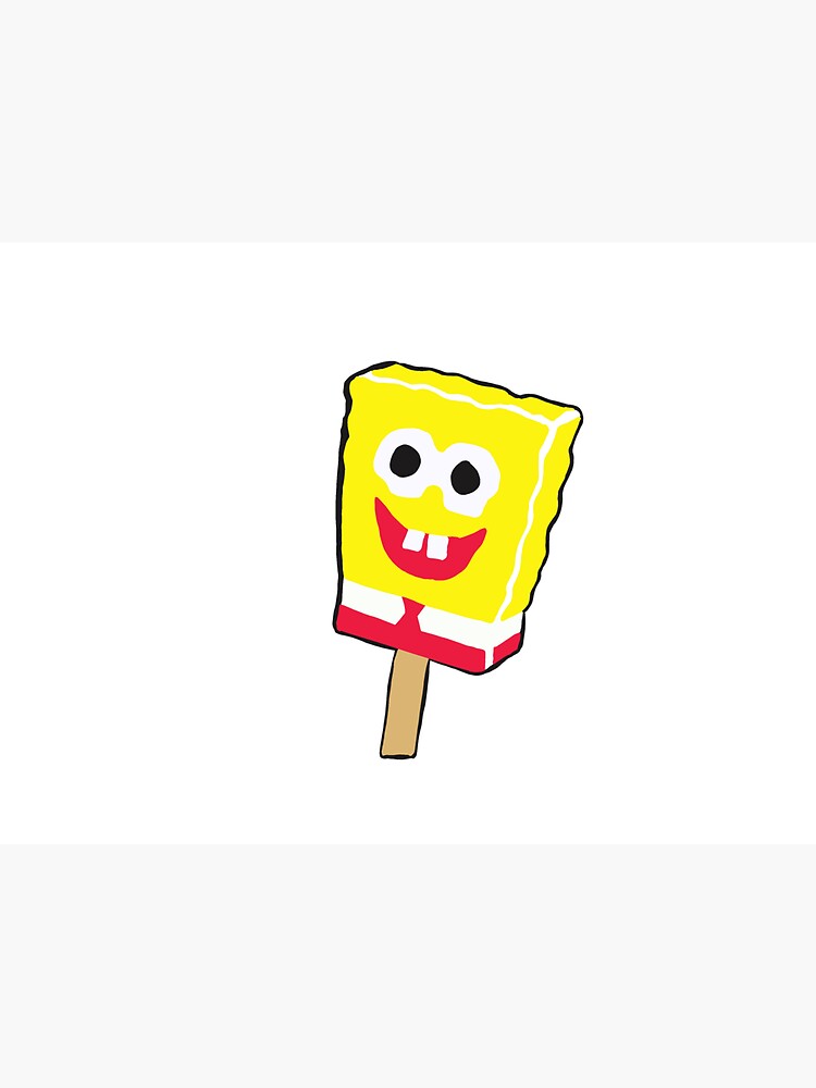 "Spongebob Popsicle " Sticker for Sale by 16masch | Redbubble
