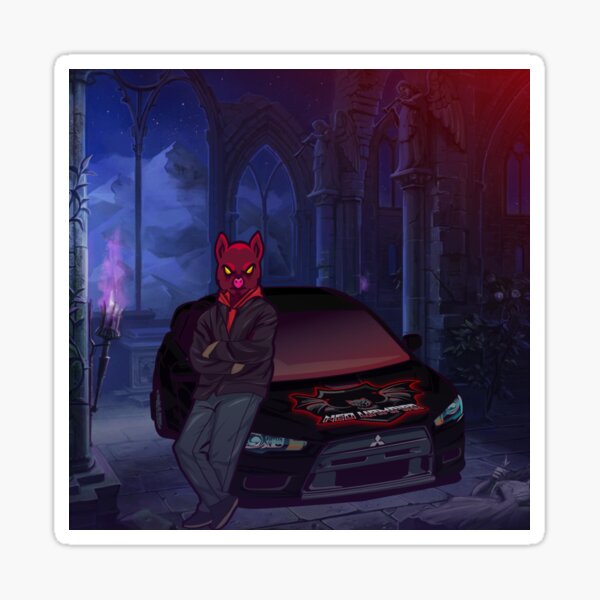 "cars evo " Sticker for Sale by neovampiro97 | Redbubble