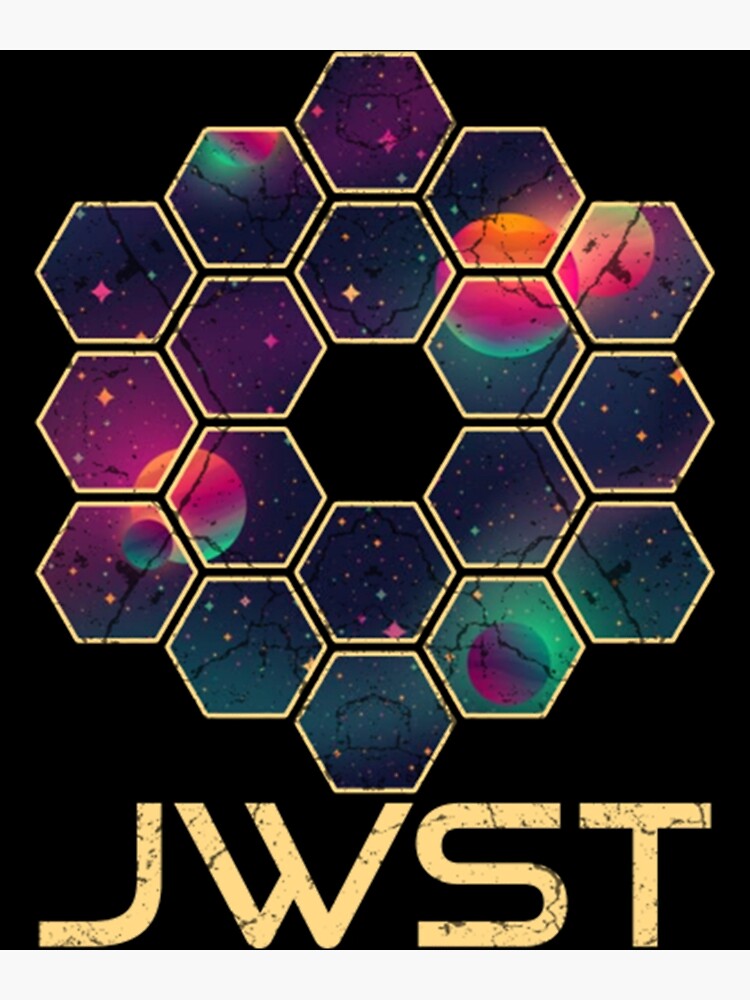 James Webb Space Telescope JWST Premium Matte Vertical Poster