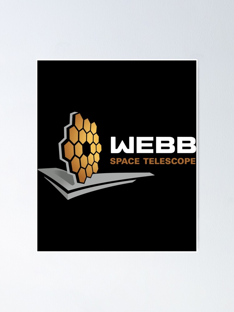 "James Webb Space Telescope Logo " Poster for Sale by PeerlessGolds ...