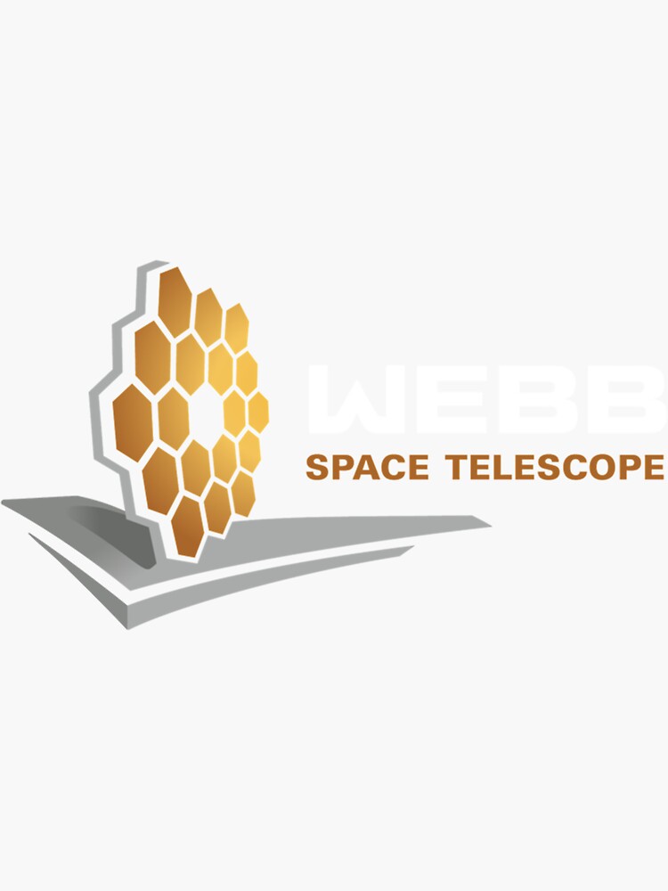 "James Webb Space Telescope Logo " Sticker for Sale by PeerlessGolds ...