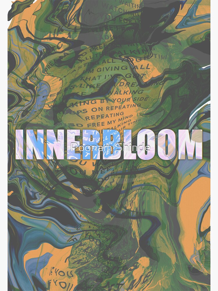 "Innerbloom - Rufus du sol " Sticker for Sale by Merakicreats555 ...