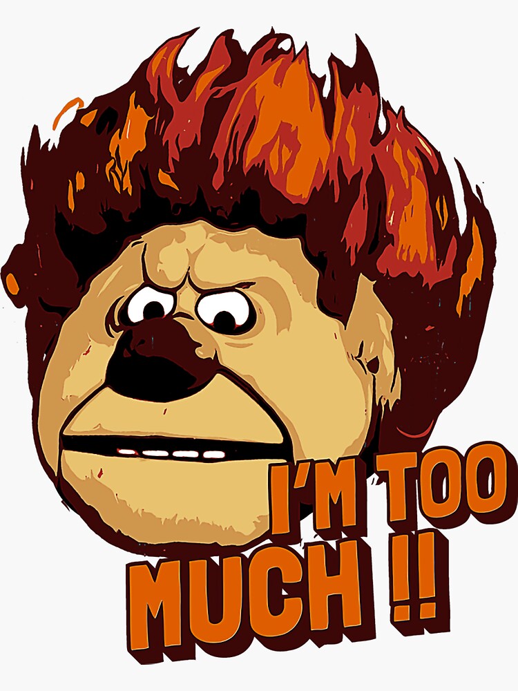 "Heat Miser animation Heat Miser" Sticker for Sale by franing | Redbubble