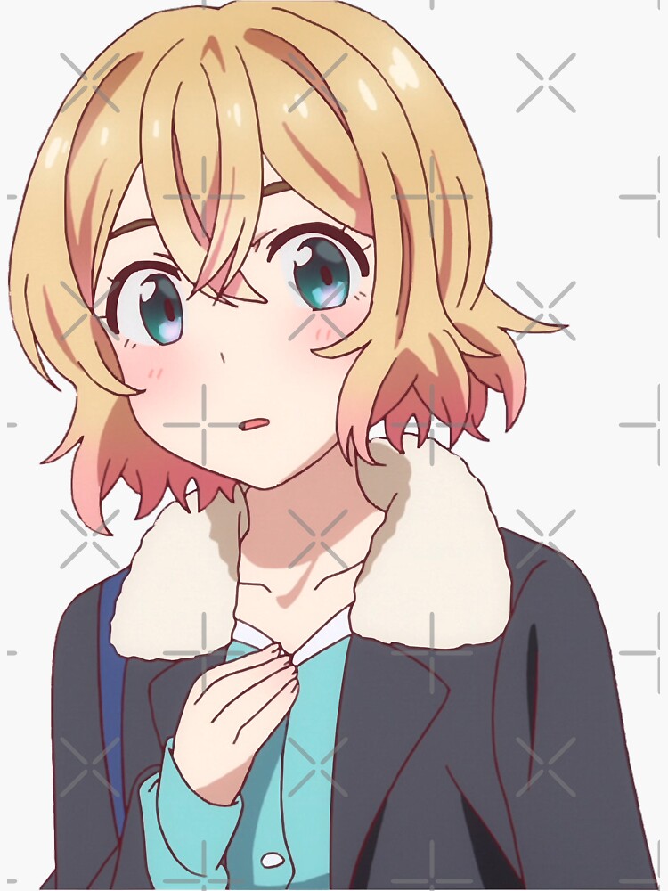 "Mens Womens Anime Rent Manga A Girlfriend Japan Funny Fans" Sticker ...