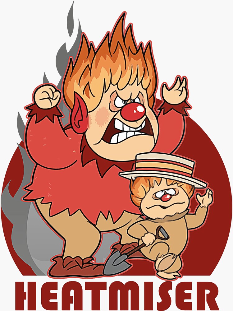 "Heat Miser fan Heat Miser" Sticker for Sale by franing | Redbubble