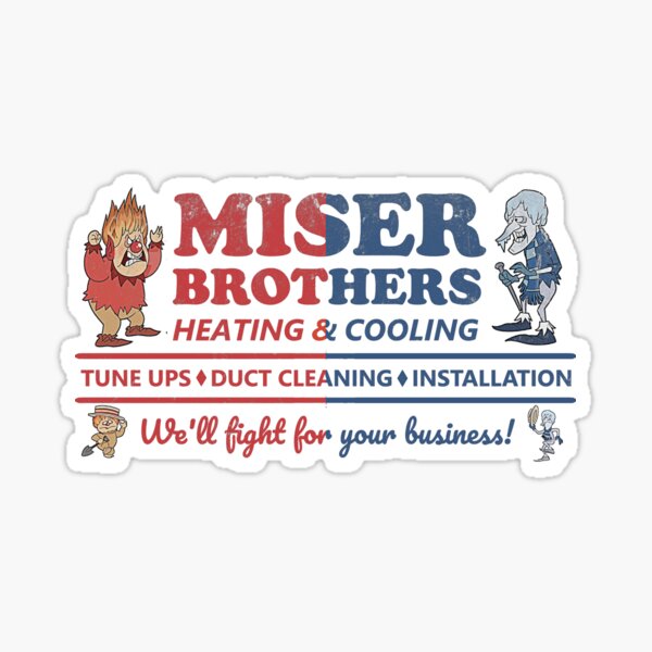 "Heat Miser gift Heat Miser" Sticker for Sale by franing | Redbubble