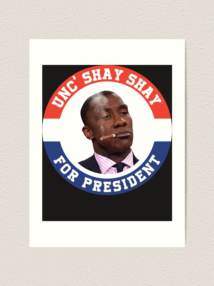 "Shannon Sharpe Unc Shay Shay Président incontesté" Art Print for Sale ...