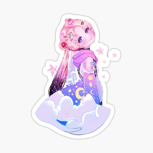 "Sailor moon " Sticker for Sale by fake-artz | Redbubble