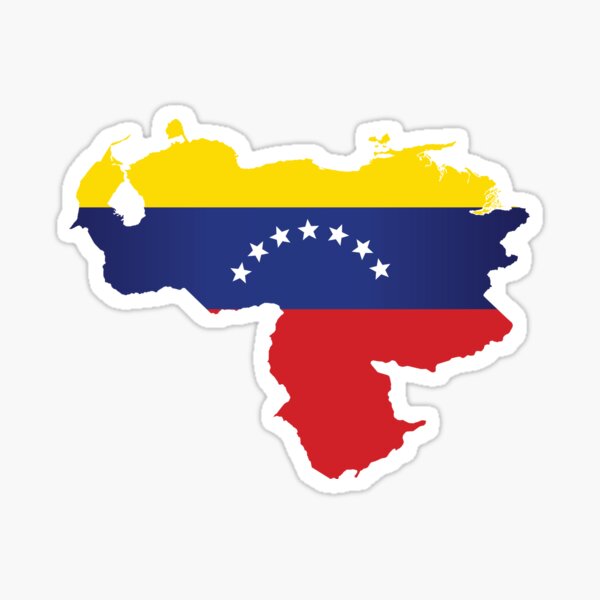 "Venezuelan heart - flag design" Sticker for Sale by sele504 | Redbubble