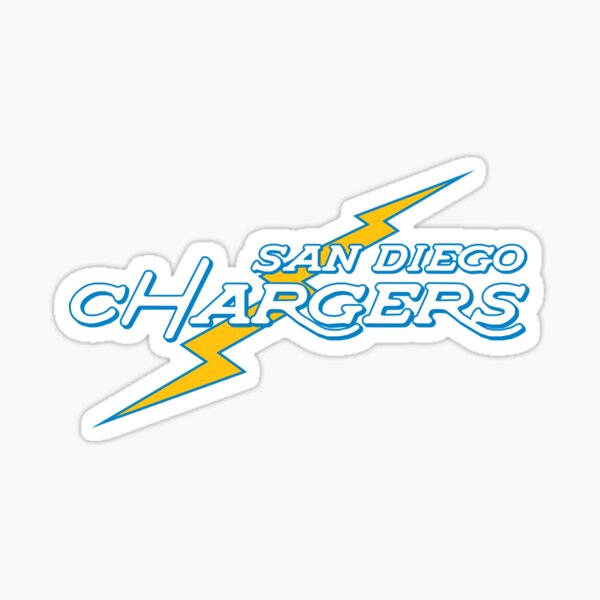 "Vintage-Styled San Diego Chargers" Sticker for Sale by BRIANSIMS1 ...