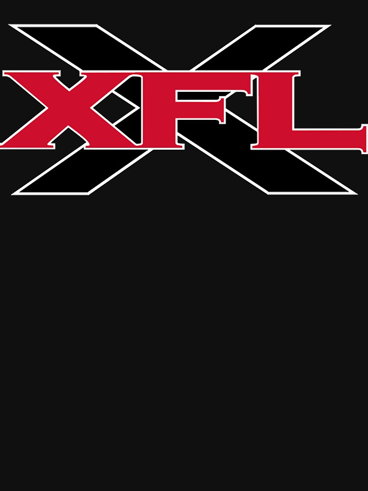 "XFL - Ancien logo " T-shirt for Sale by BRIANSIMS1 | Redbubble | xfl ...