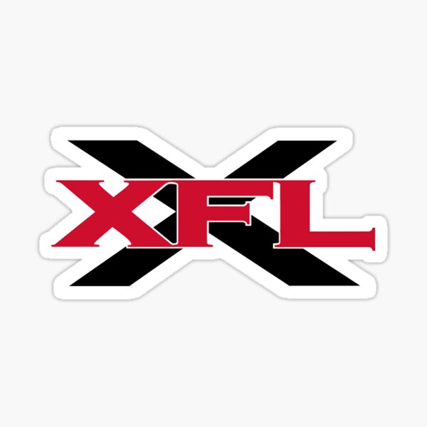 "XFL - Ancien logo " Sticker for Sale by BRIANSIMS1 | Redbubble