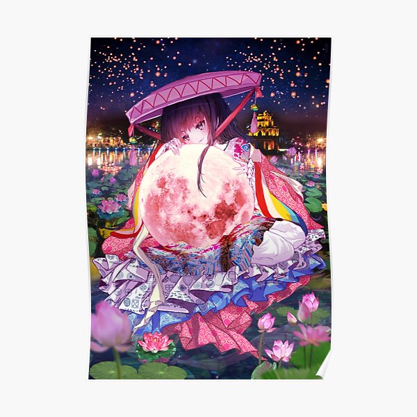 "Miss. Moon" Poster for Sale by fake-artz | Redbubble