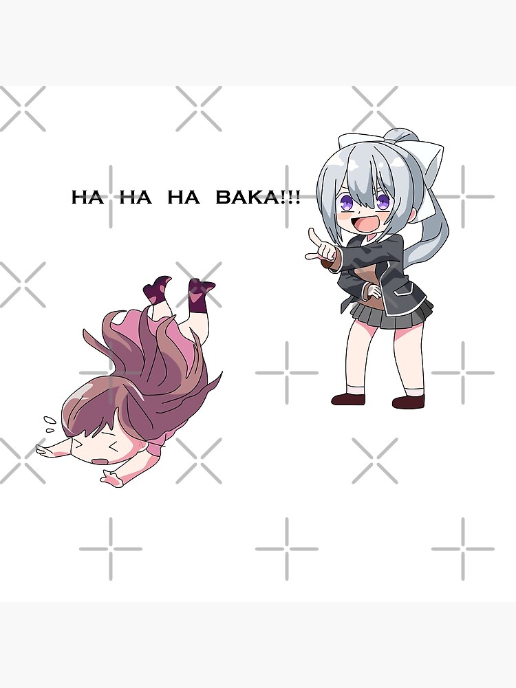 "Baka anime chibi " Poster for Sale by brendanre | Redbubble