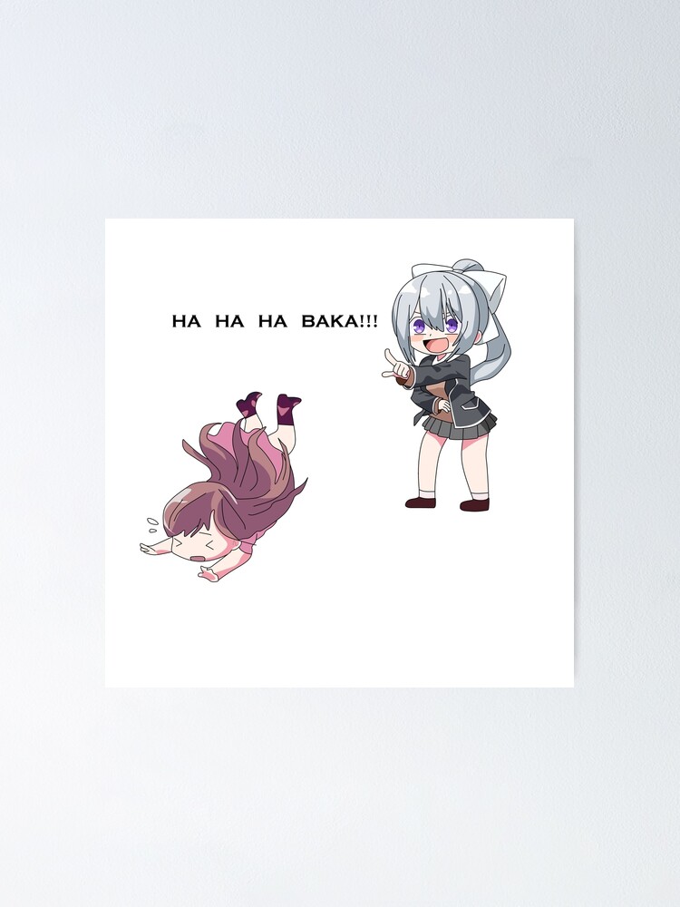 "Baka anime chibi " Poster for Sale by brendanre | Redbubble