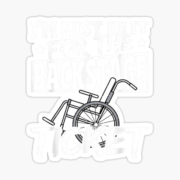 "Paraplegic Design For An Amputation Survivor " Sticker for Sale by ...