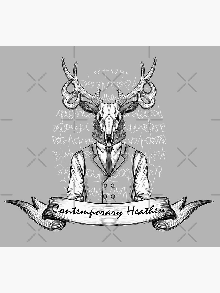 "Contemporary Heathen" Sticker for Sale by ThePickledPanda | Redbubble