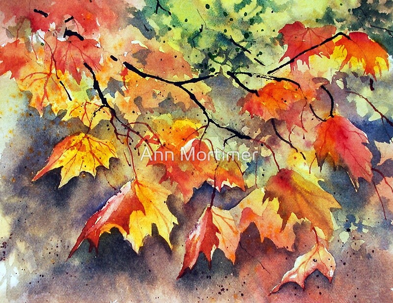 "Golden Autumn" by Ann Mortimer | Redbubble