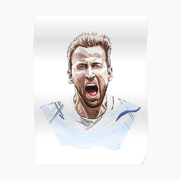 "HARRY KANE NEW KIT" Poster for Sale by Bjorn-Savero | Redbubble