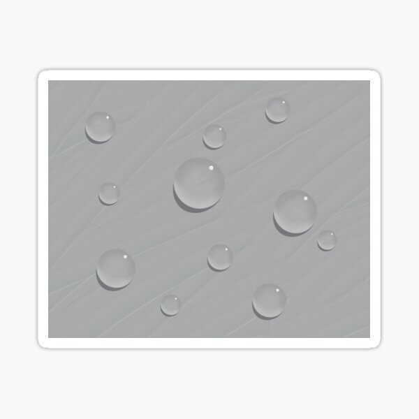 "Water drops" Sticker for Sale by FromNewLee | Redbubble