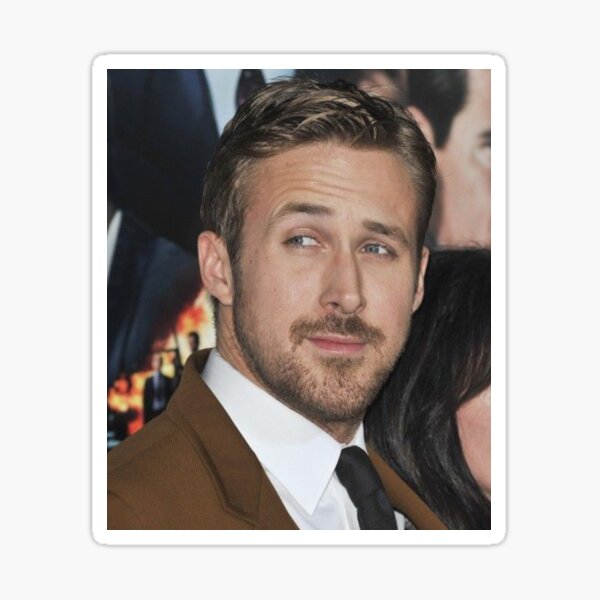 "ryan gosling " Sticker for Sale by panpan10 | Redbubble
