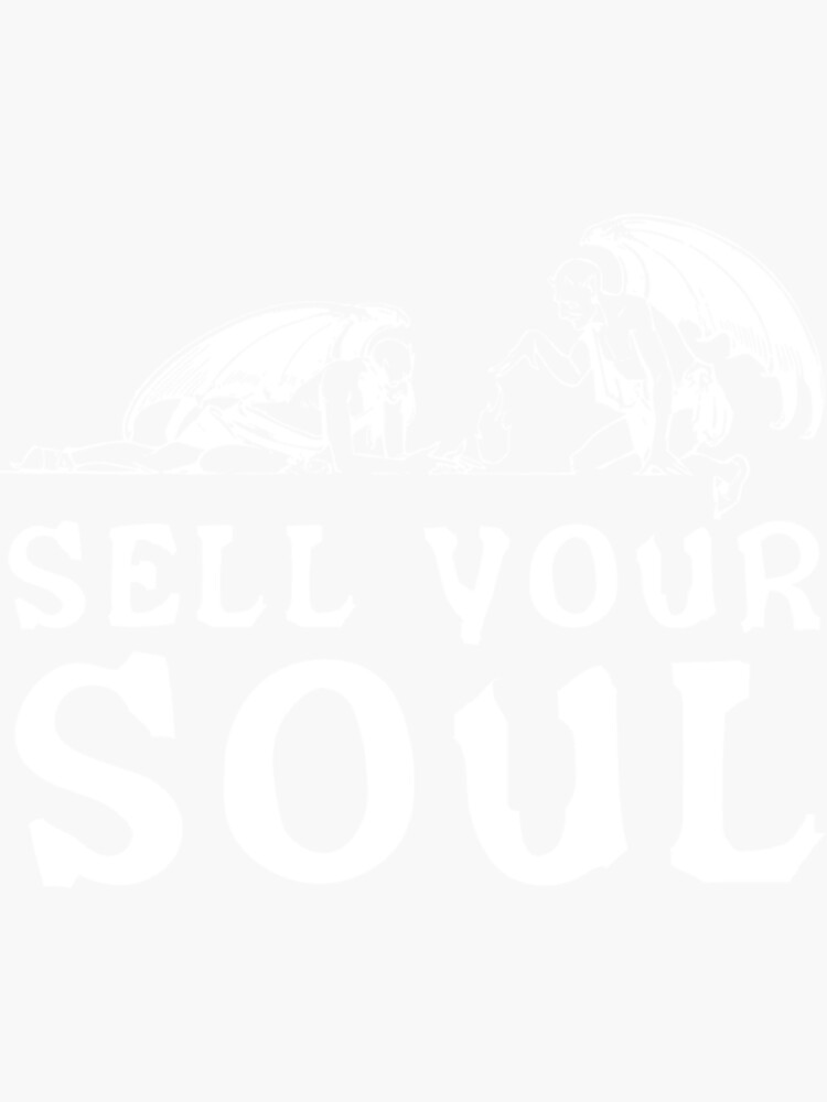 "Sell Your Soul Halloween Devil Demon Horror Gothic Creepy Satan ...