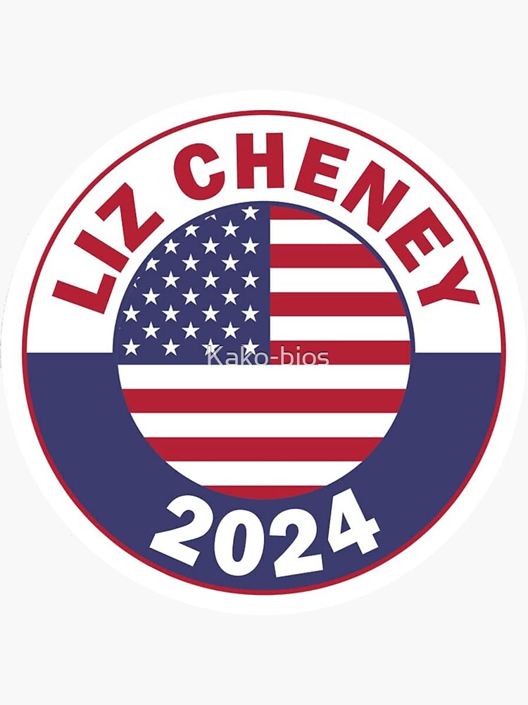 "liz cheney for president bumper sticker" Sticker for Sale by Kako-bios ...