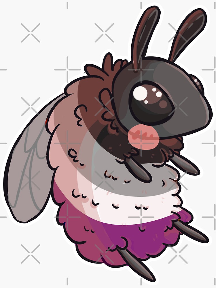 "Asexual Bess" Sticker for Sale by Afoxwitch | Redbubble