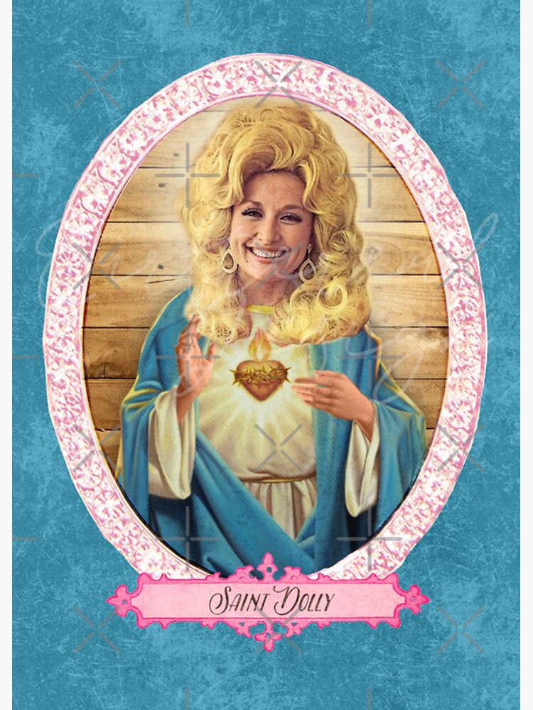 "Blue Saint" Sticker for Sale by PriscillaBjork | Redbubble