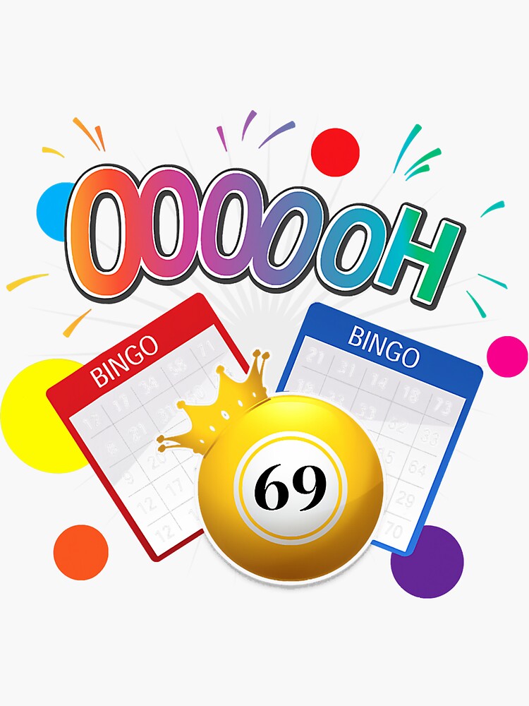 "Drag Queen Bingo Oooooh 69 Bingo Fan LGBT Bingo" Sticker for Sale by ...