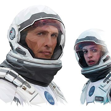 "INTERSTELLAR - COOPER & BRAND" Sticker for Sale by Paul DOUARD | Redbubble