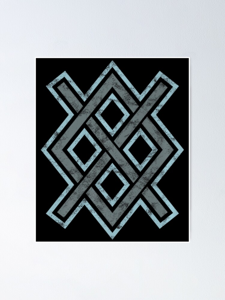 "Gungnir Spear Of Odin Rune Viking Nordic Germanic Thor Loki" Poster ...