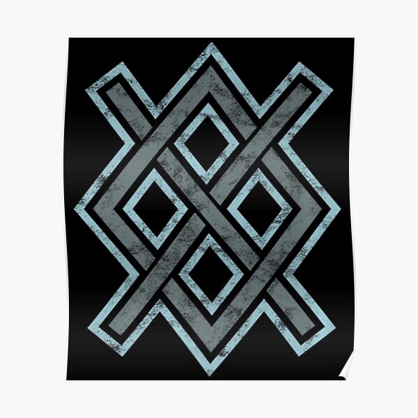 "Gungnir Spear Of Odin Rune Viking Nordic Germanic Thor Loki" Poster ...
