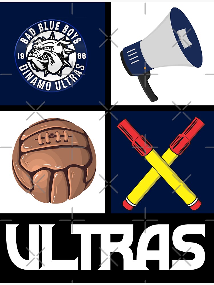 "Dinamo Zagreb - Bad Blue Boys" Sticker for Sale by soummuss | Redbubble