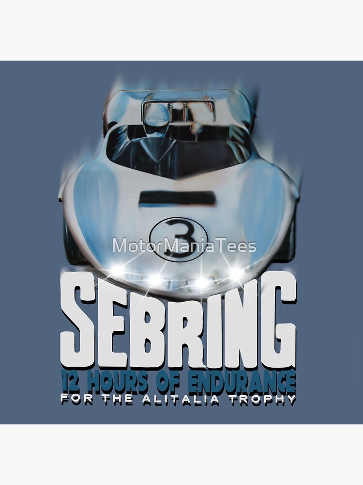 "Vintage Sebring endurance poster recreated by MotorManiac" Poster for ...