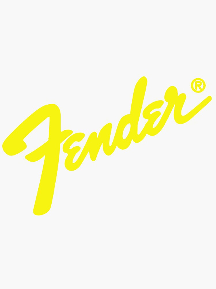 "yellow color logo" Sticker for Sale by MistyOrdonez | Redbubble